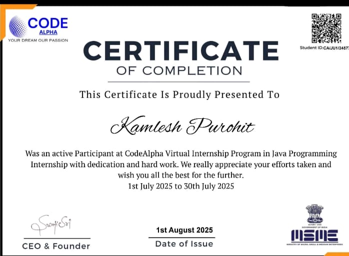 Kamlesh Purohit | Portfolio